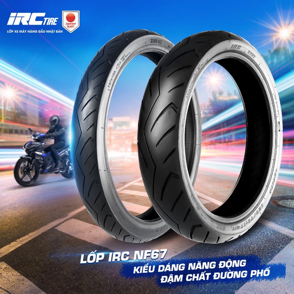 Lốp IRC NF67 - Lốp lắp ráp cho dòng xe Yamaha Exciter 150 155 | Shopee Việt Nam