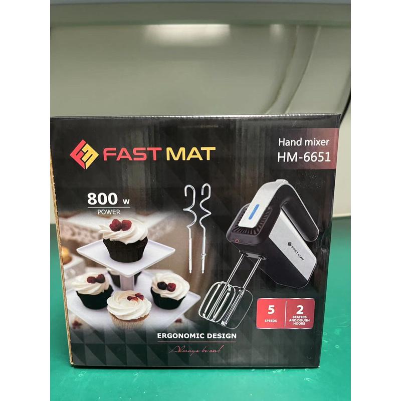 [GIÁ SỈ] Máy đánh trứng cầm tay đánh được bột Fast Mat 800W có 5 tốc độ điều chỉnh HM-6651 ...