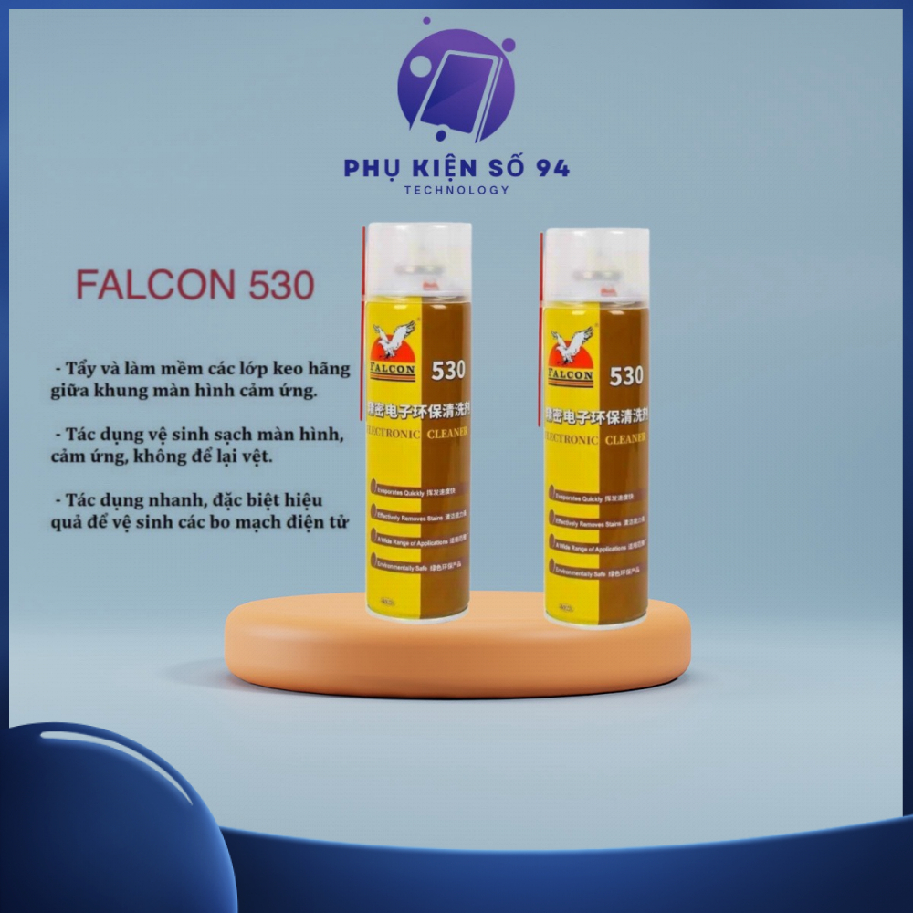 Bình Xịt Nước Tẩy Rửa Falcon 530 - Chai Xịt Lau Máy Linh Kiện, Tẩy Rửa ...