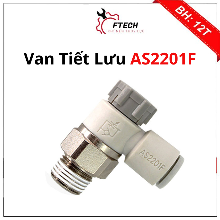 Van Tiết Lưu (SMC) AS2201F-ống 4/6/8/10 ren 10mm/13mm | Shopee Việt Nam