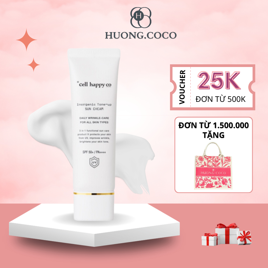 Kem chống nắng nâng tone Cell Happy Co chính hãng | Shopee Việt Nam