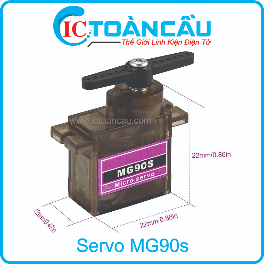 Động cơ Servo SG90 - MG90S Bánh răng kim loại | Shopee Việt Nam