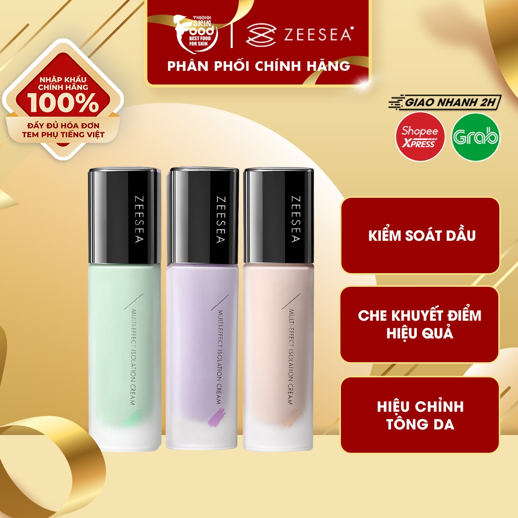 [NHẬP KHẨU] Kem Lót Trang Điểm Kiềm Dầu, Nâng Tông Tự Nhiên, Che Khuyết Điểm ZEESEA Multi-Effect ...