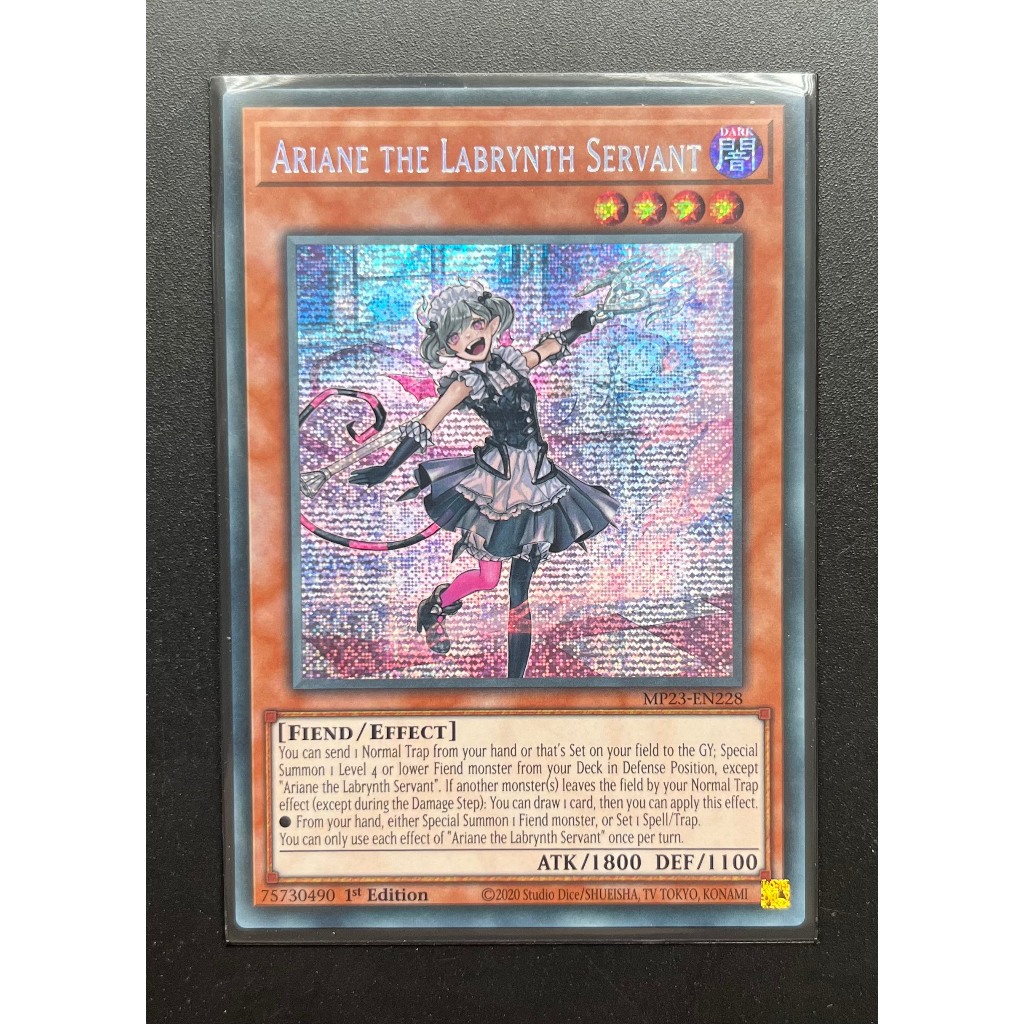 [Thẻ bài Yugioh] - [TCG-UK] - MP23-EN228 - Ariane the Labrynth Servant - Prismatic Secret Rare ...