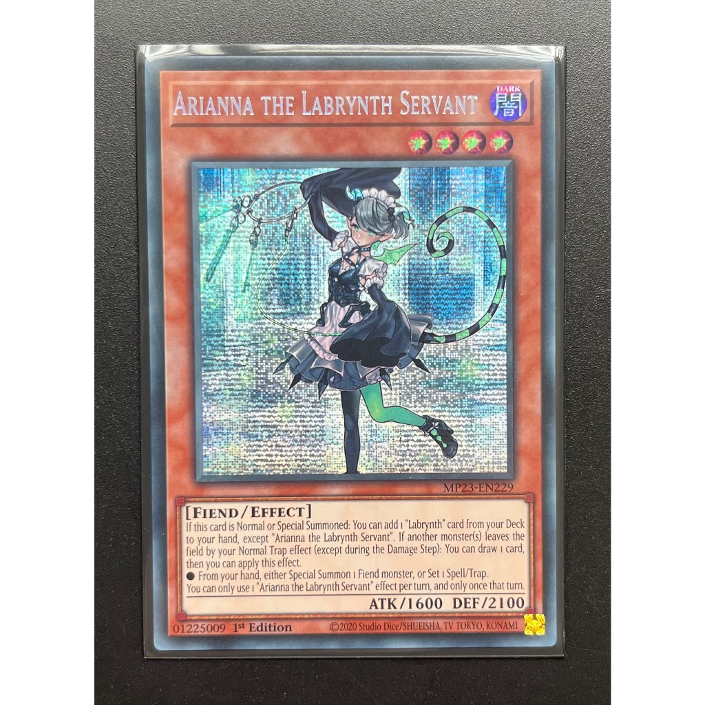 [Thẻ bài Yugioh] - [TCG-UK] - MP23-EN229 - Arianna the Labrynth Servant - Prismatic Secret Rare ...