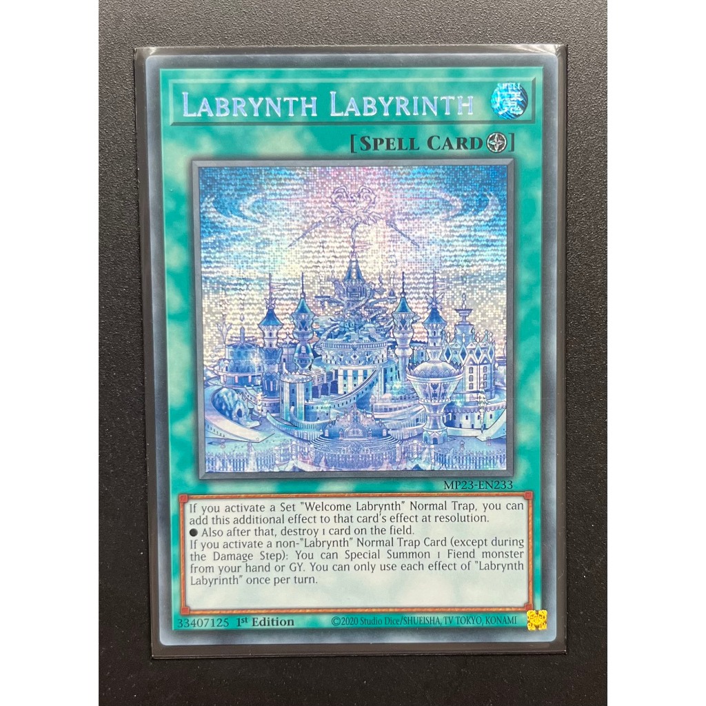 [Thẻ bài Yugioh] - [TCG-UK] - MP23-EN233 - Labrynth Labyrinth - Prismatic Secret Rare | Shopee ...