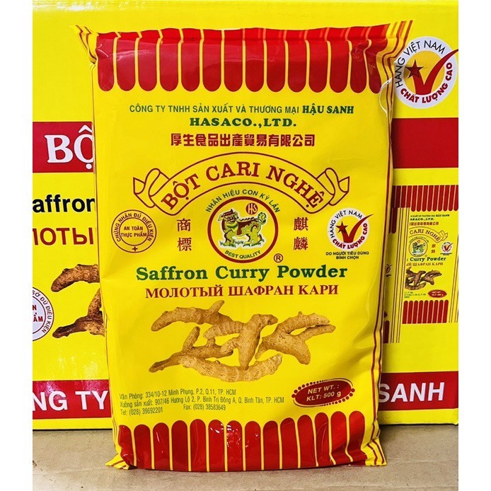 Bột Cari Nghệ Hậu Sanh (500gram) | Shopee Việt Nam