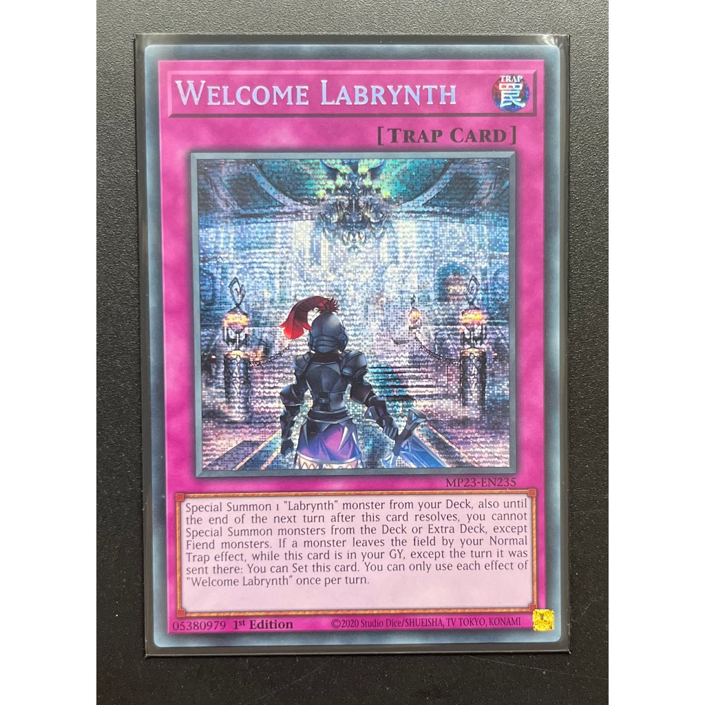 YMS - [Thẻ bài Yugioh] - [TCG-UK] - MP23-EN235 - Welcome Labrynth - Prismatic Secret Rare ...