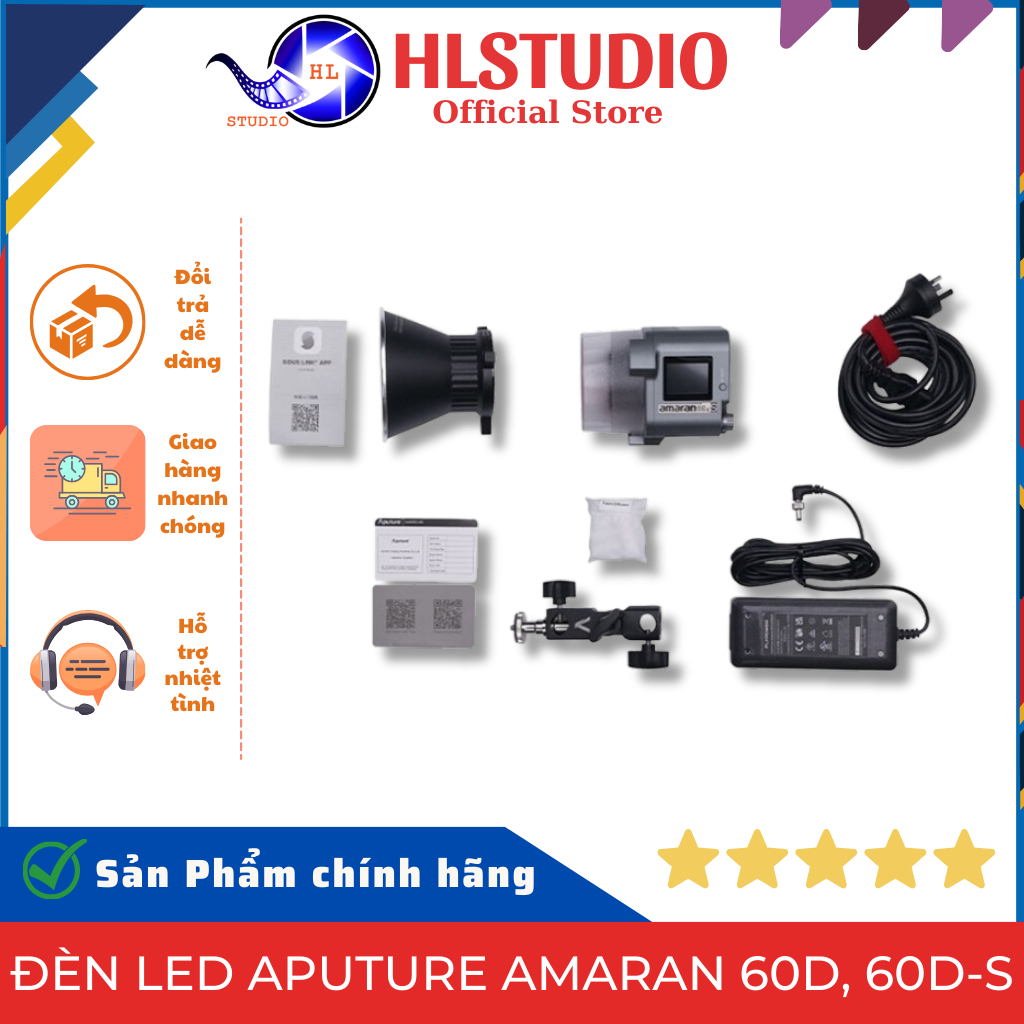 Đèn Led Aputure Amaran 60D, 60D-S Đèn Chiếu Sáng Chuyên Nghiệp Cho Ngành Ảnh HL Studio | Shopee ...