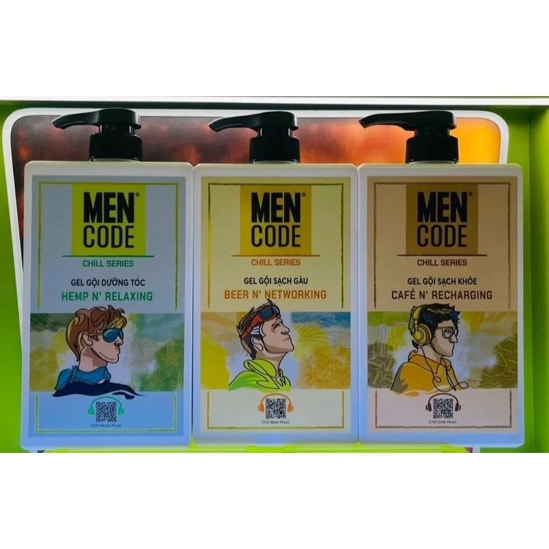 Gel gội MEN CODE sạch gàu, sạch khỏe 630ml | Shopee Việt Nam
