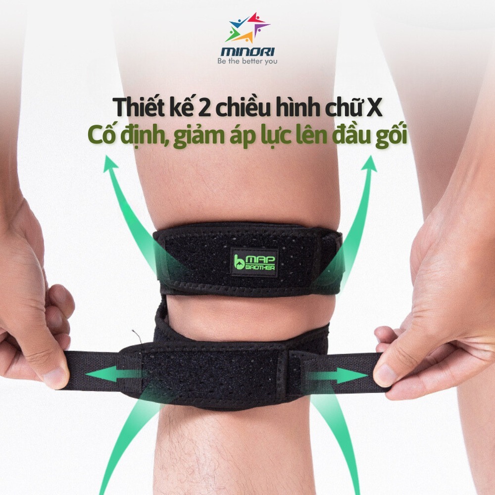 Bó gối kép Map Brother M3001 băng bảo vệ đầu gối (1 chiếc) | Shopee ...