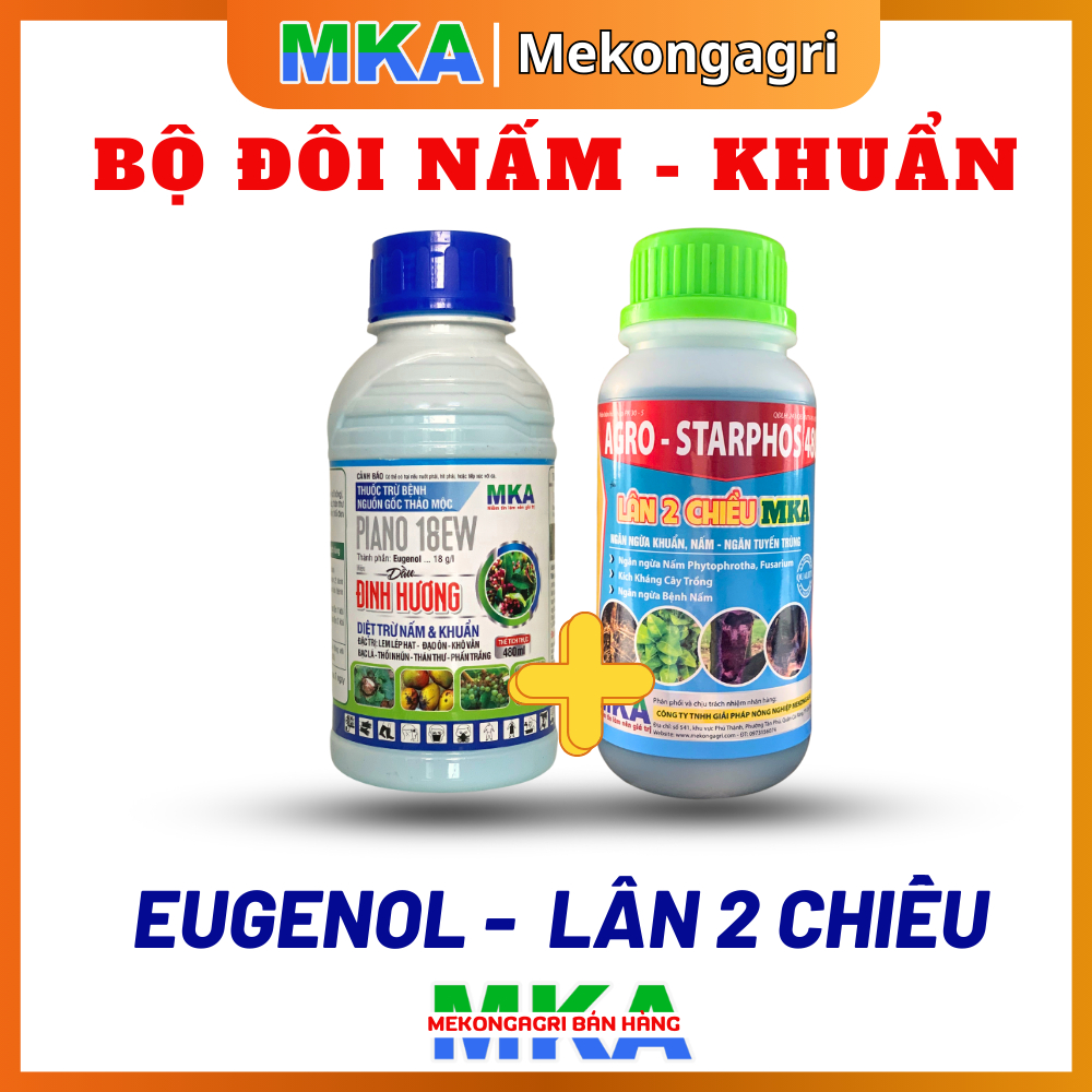 Bộ đôi Phòng trừ Nấm - Khuẩn MKA - Dầu Đinh Hương + Lân 2 Chiều MKA | Shopee Việt Nam