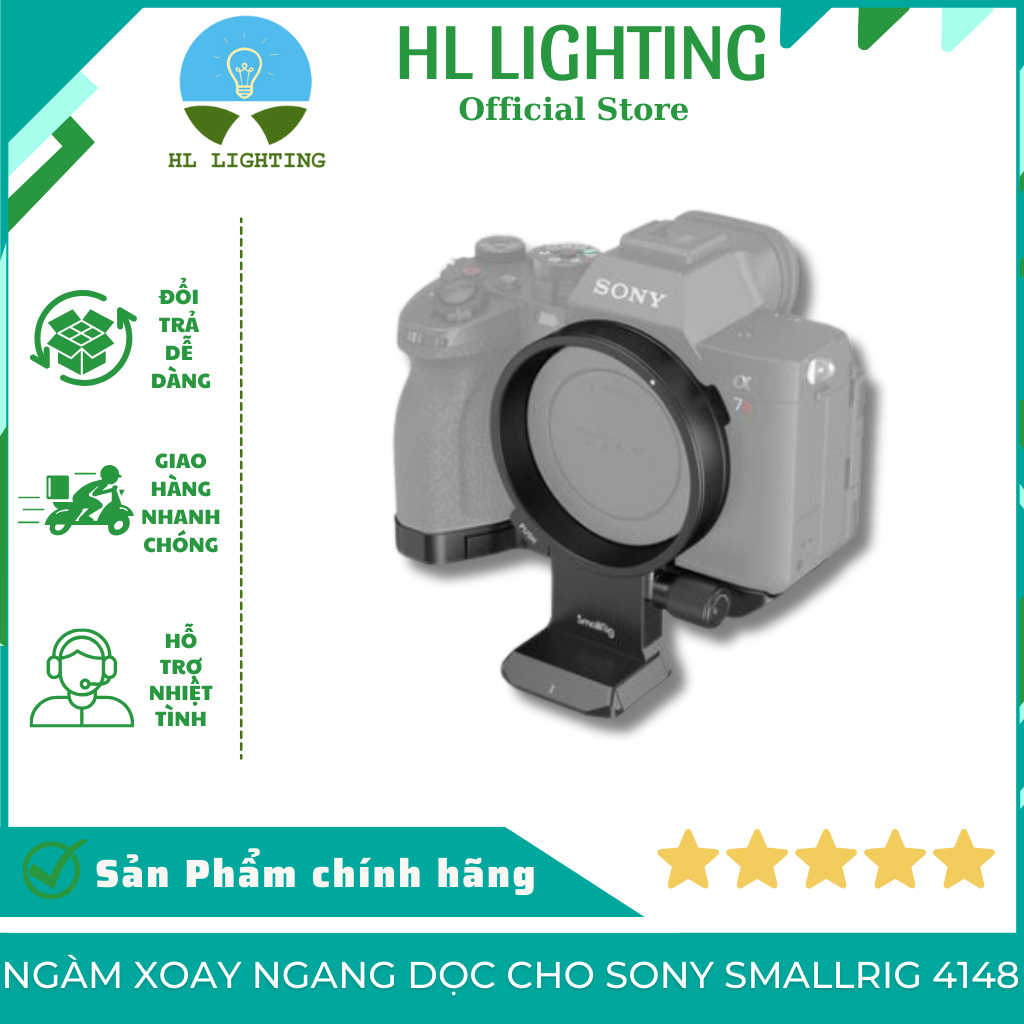 Ngàm Xoay Ngang Dọc SmallRig 4148 Cho Sony A7R IV, A7 IV, A7S III, A7R V, Đa Năng HL Lighting ...