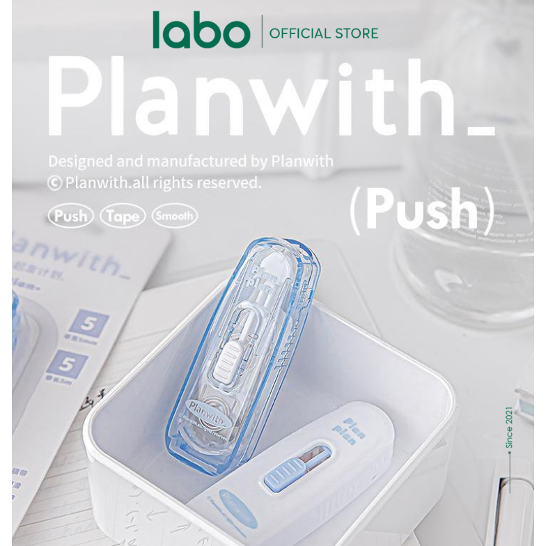 Bút Xoá Kéo Planwith Push Dài 5m Nhỏ Gọn Tiện Dụng LABO | Shopee Việt Nam