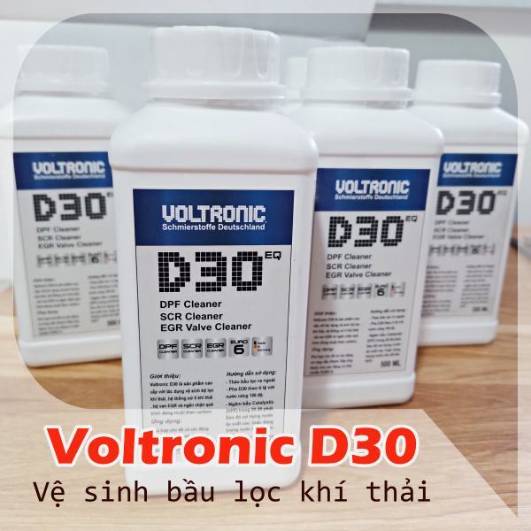 D30 Voltronic vệ sinh bầu lọc khí thải động cơ Diesel chai 500ml | Shopee Việt Nam