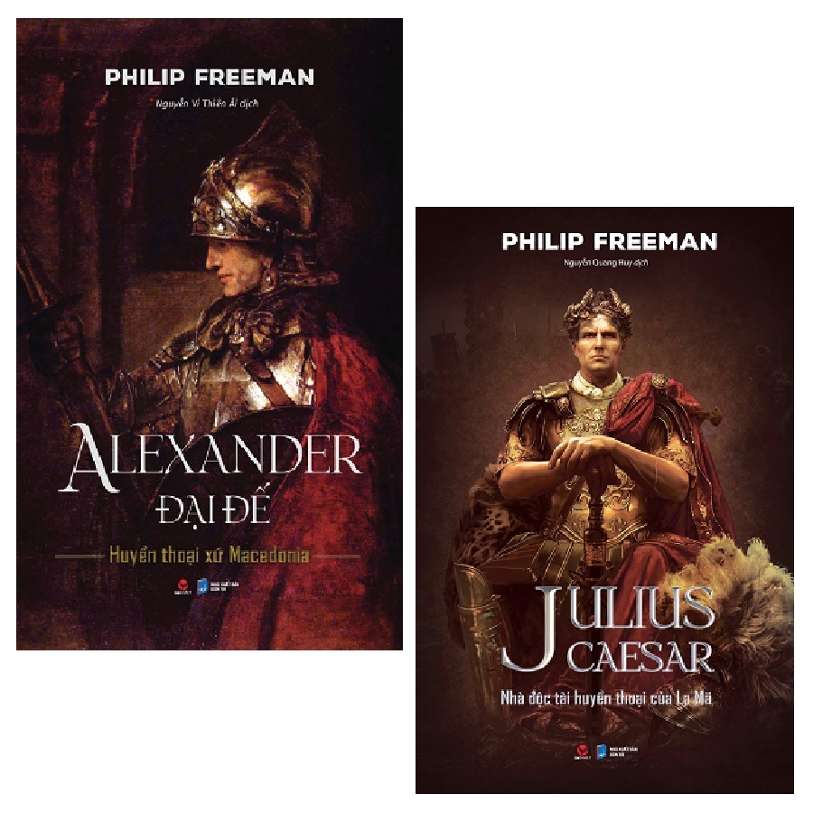 Combo Sách Alexander Đại Đế + Julius Caesar + Lẻ tùy chọn, Philip ...