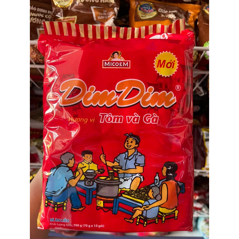 Bịch 10 Gói Mì Dim Dim Micoem 700g | Shopee Việt Nam