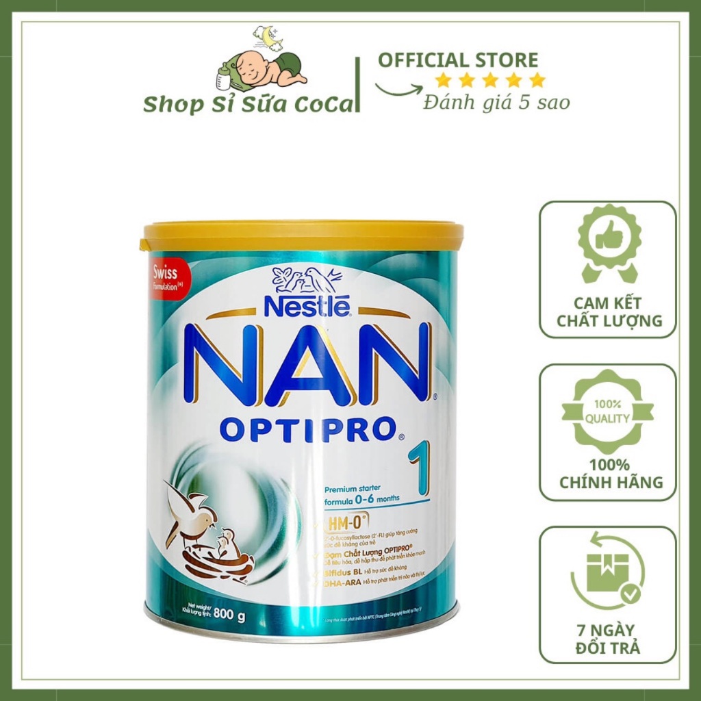 Sữa NAN 1 OPTIPRO HMO 800g (trẻ từ 0-6 tháng) | Shopee Việt Nam