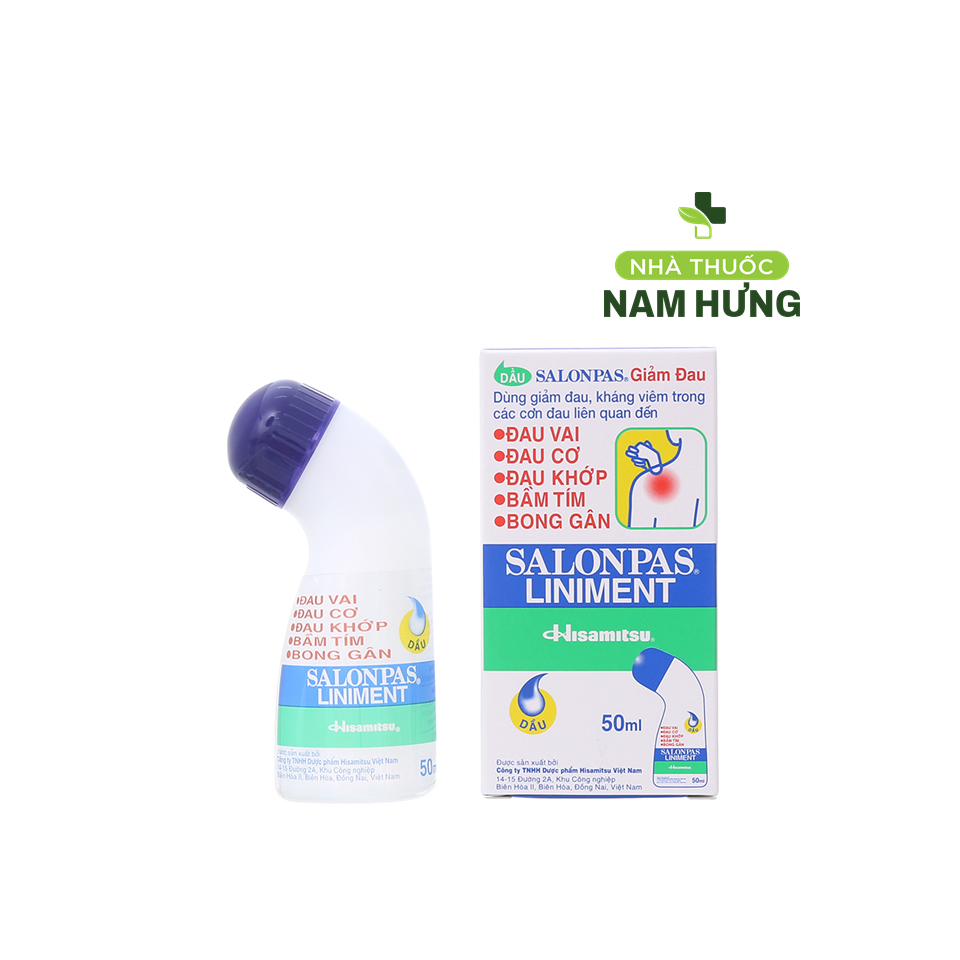 Chai lăn Salonpas Liniment Hisamitsu giúp giảm đau (50ml) | Shopee Việt Nam