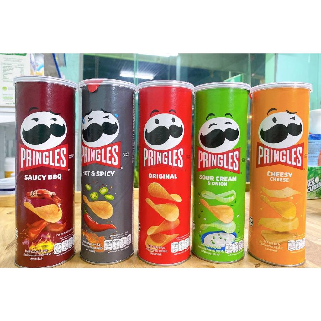 Khoai tây chiên Pringles vị kem hành / cay nồng / truyền thống / phô ...