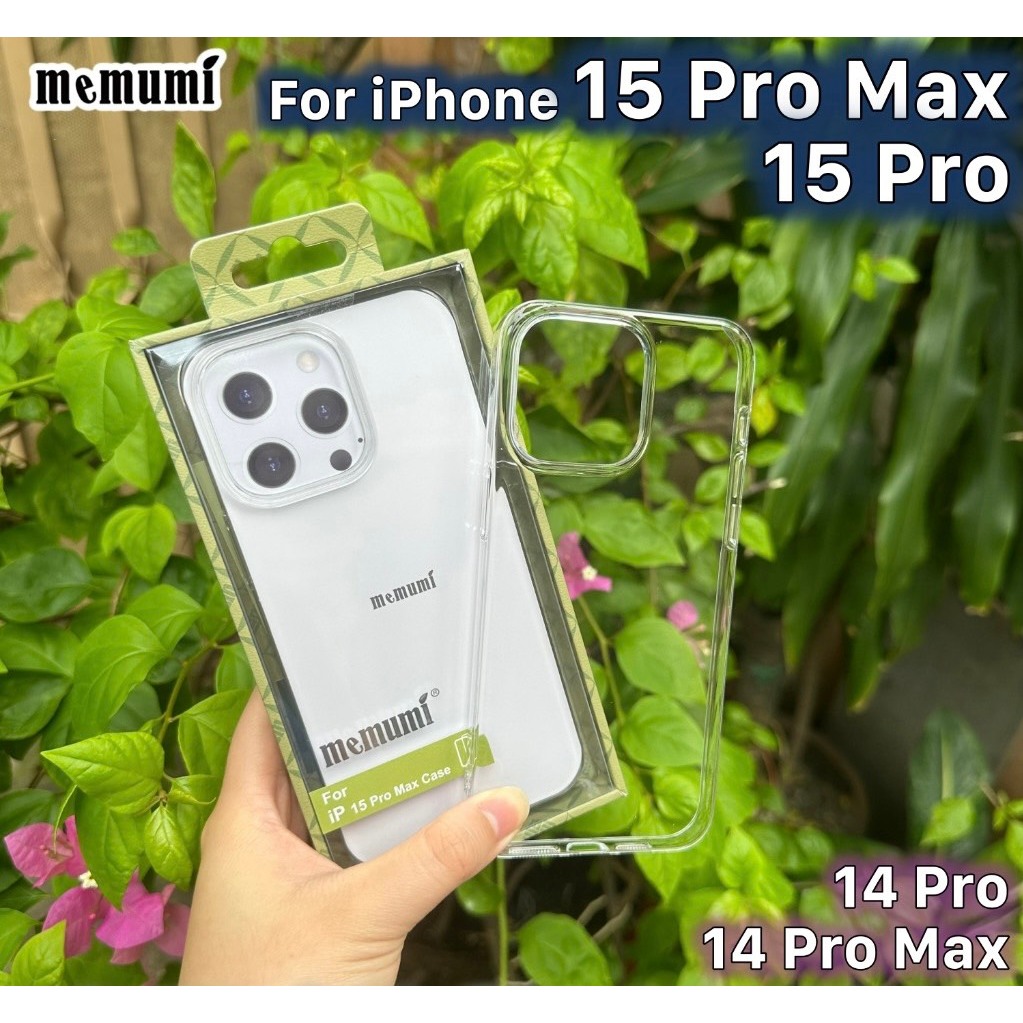 Ốp lưng Memumi Slim Desing iPhone 15 pro max ,15 pro, 15, 14 pro max ...