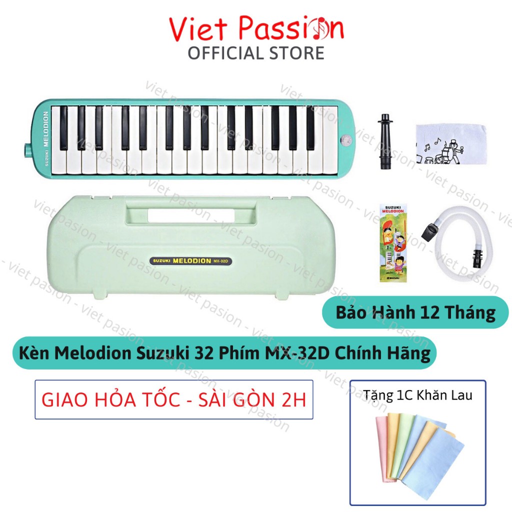 Kèn Melodion Suzuki 32 phím MX-32D Melodica 37 phím Pianica Hộp Nhựa ...