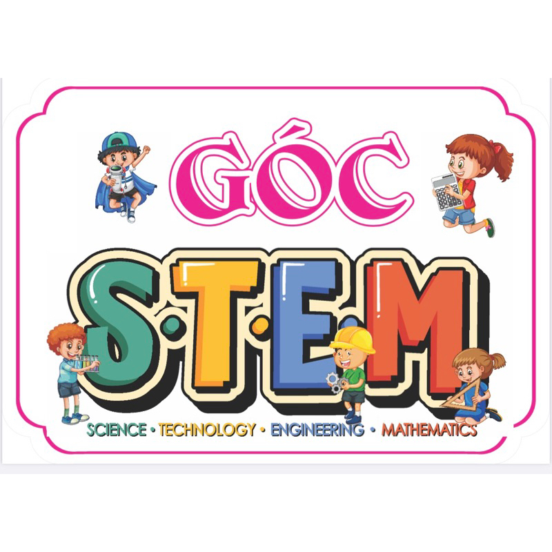 Góc stem a4 mới trang trí lớp | Shopee Việt Nam