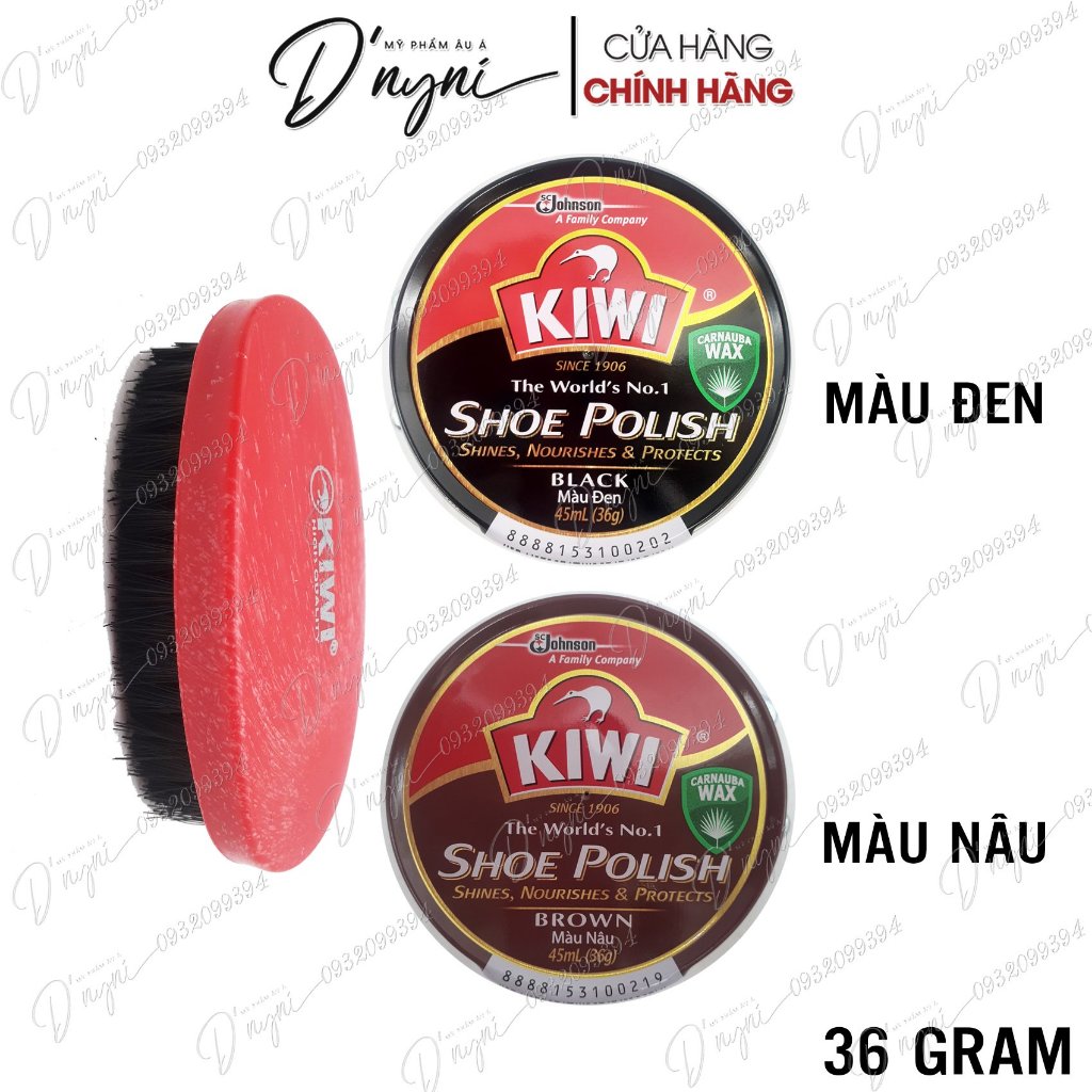 Xi Sáp Đánh Giày KiWi Làm Bóng Phục Hồi Bảo Vệ Màu Da Số 1 Thế Giới 45ml (36g) Indonexia ...