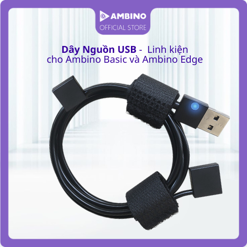 Dây USB điều khiển Led dán màn hình Ambino Basic và Led dán cạnh bàn ...