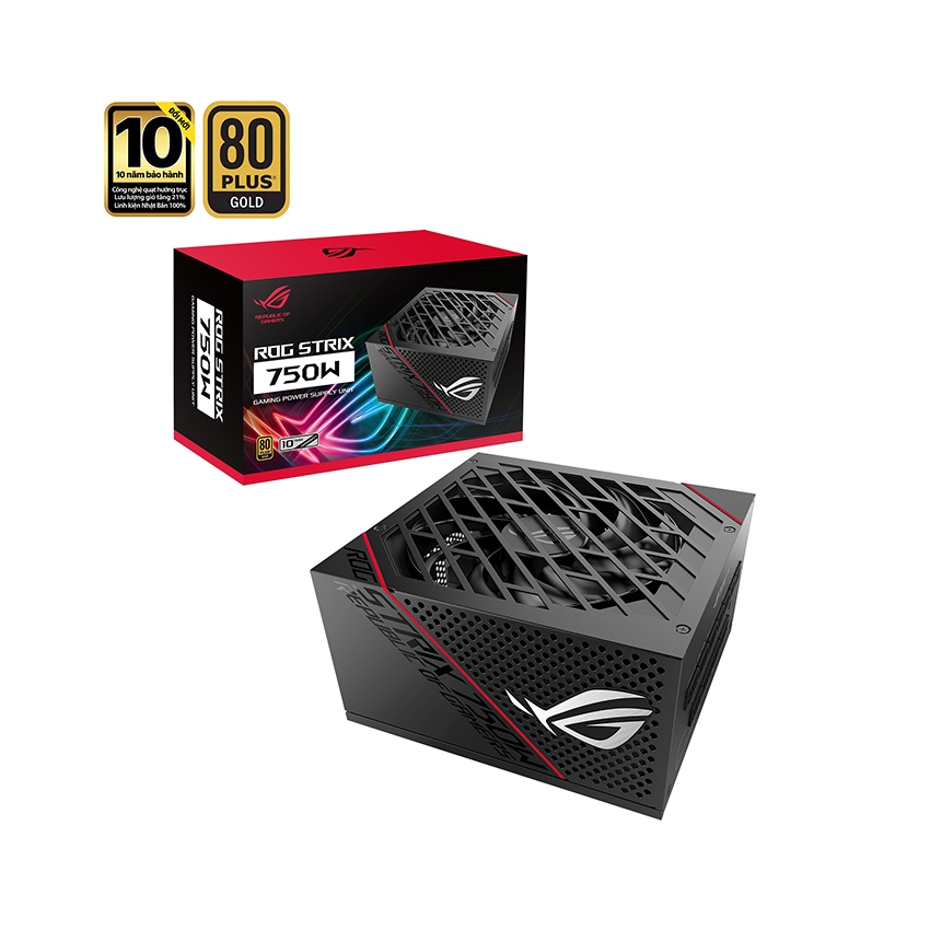 NGUỒN ASUS ROG STRIX 750W GOLD - 750W 80 PLUS GOLD FULL MODULAR | Shopee Việt Nam