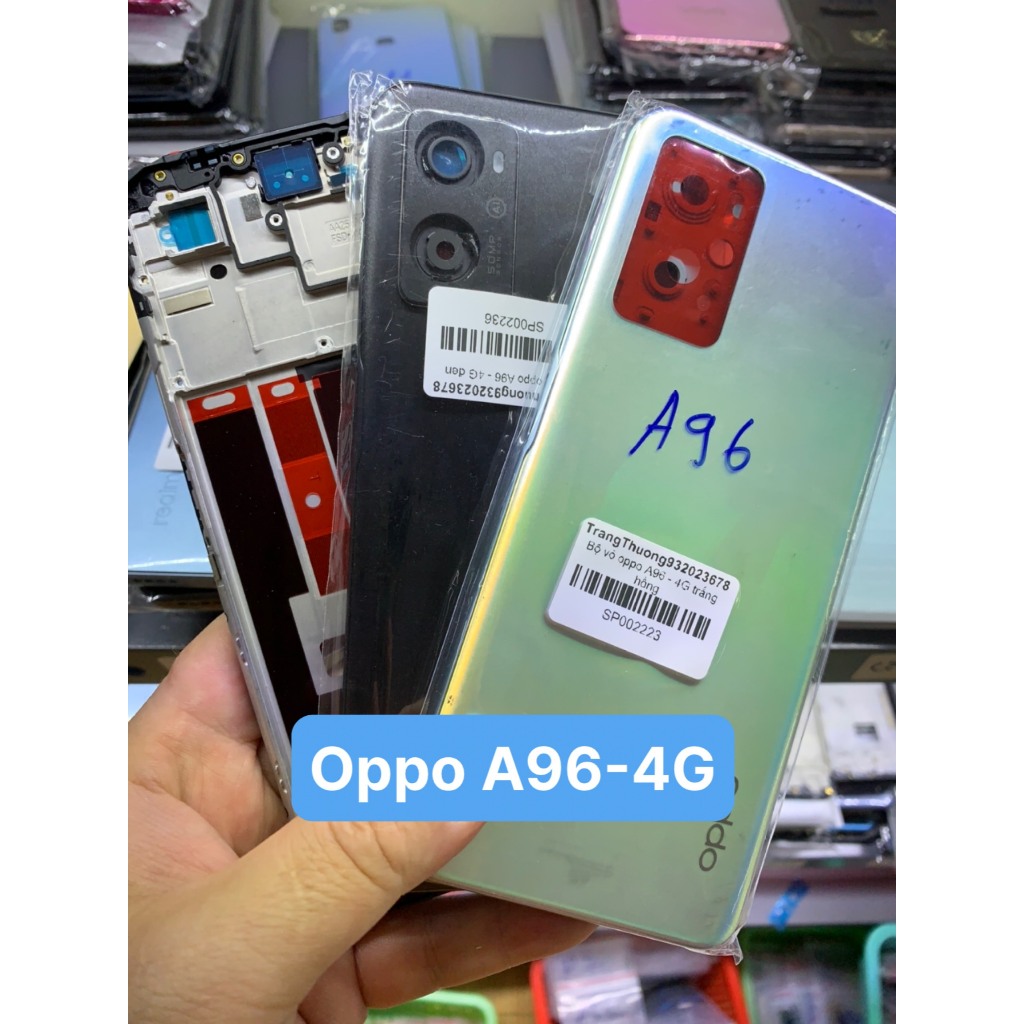 Bộ xương vỏ zin oppo A96 - 4G ( Gồm khung xương, lưng, phím bấm, kính ...