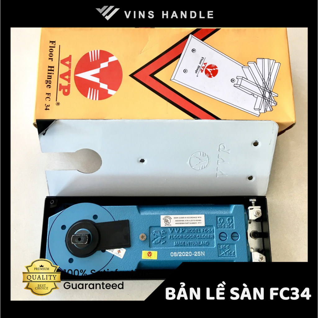 BẢN LỀ SÀN VVP FC34-20/25 OEM - Bản lề sàn cửa kính cường lực (105/150kg) | Shopee Việt Nam