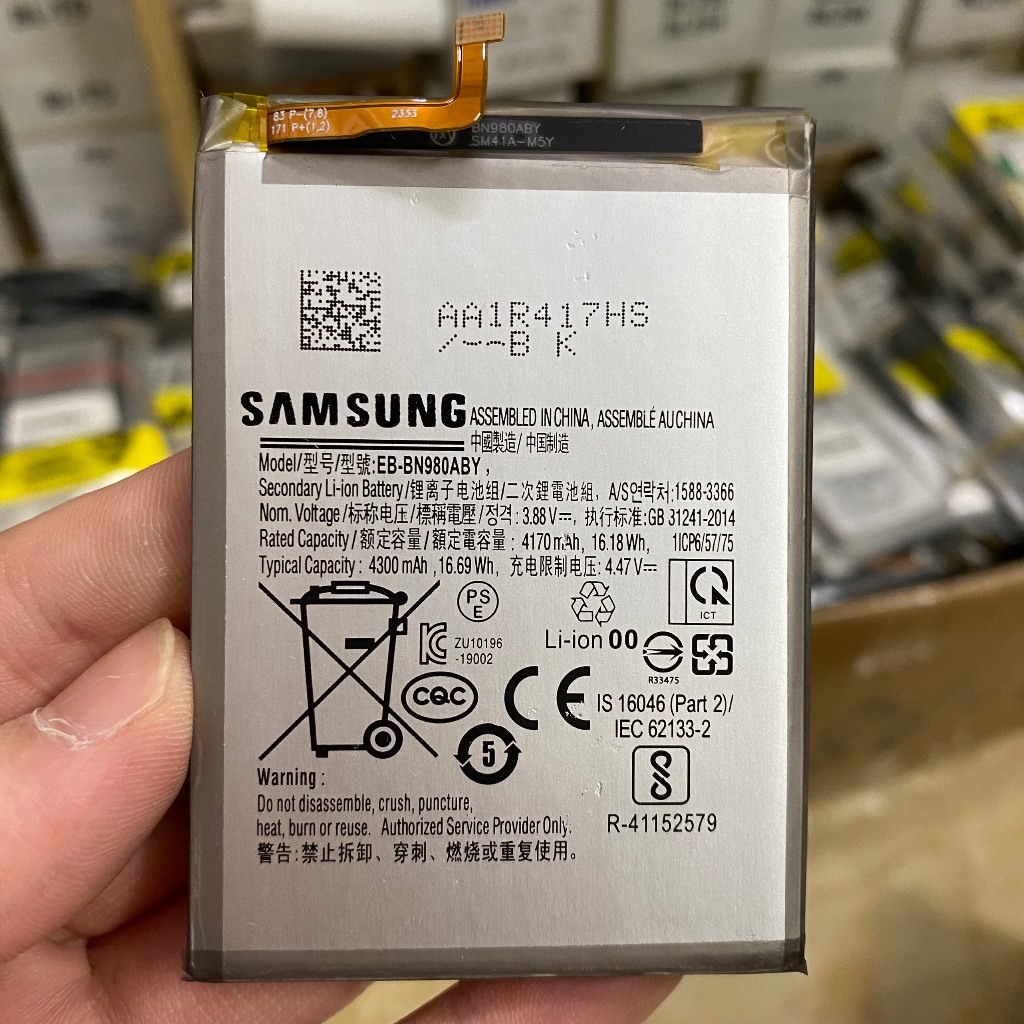 Pin Samsung Note 20 (EB-BN980ABY) loại AA bao test đổi mới | Shopee ...