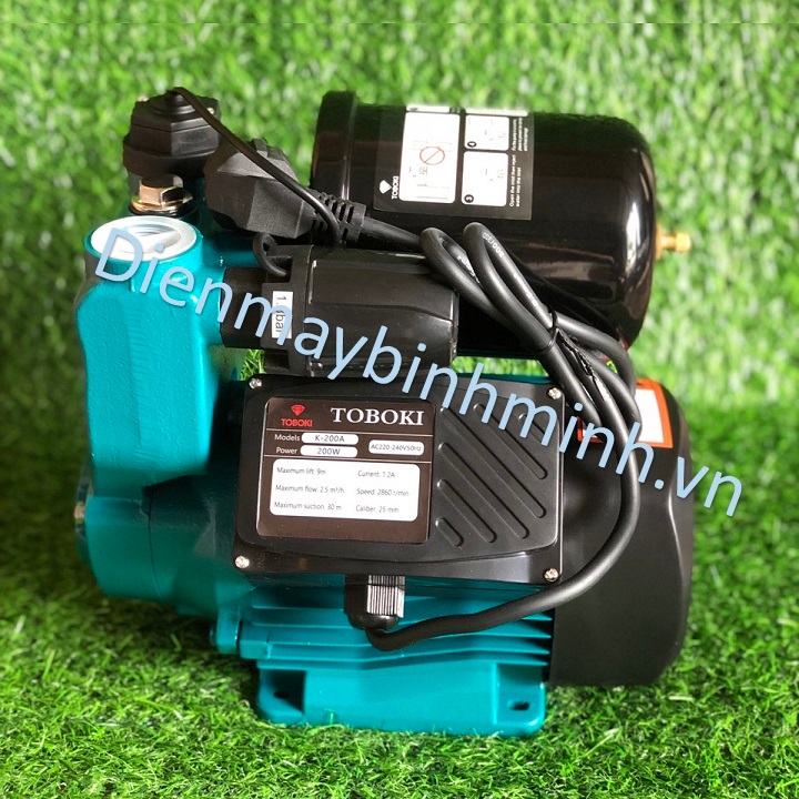 Máy bơm tăng áp 200W Toboki K200A (điện tử) | Shopee Việt Nam