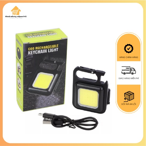 Móc Chìa Khoá Đèn Pin Đèn Led COB Mini Nam Châm Đa Năng Bỏ Túi Tiện Dụng Mang Theo Du Lịch Dã ...