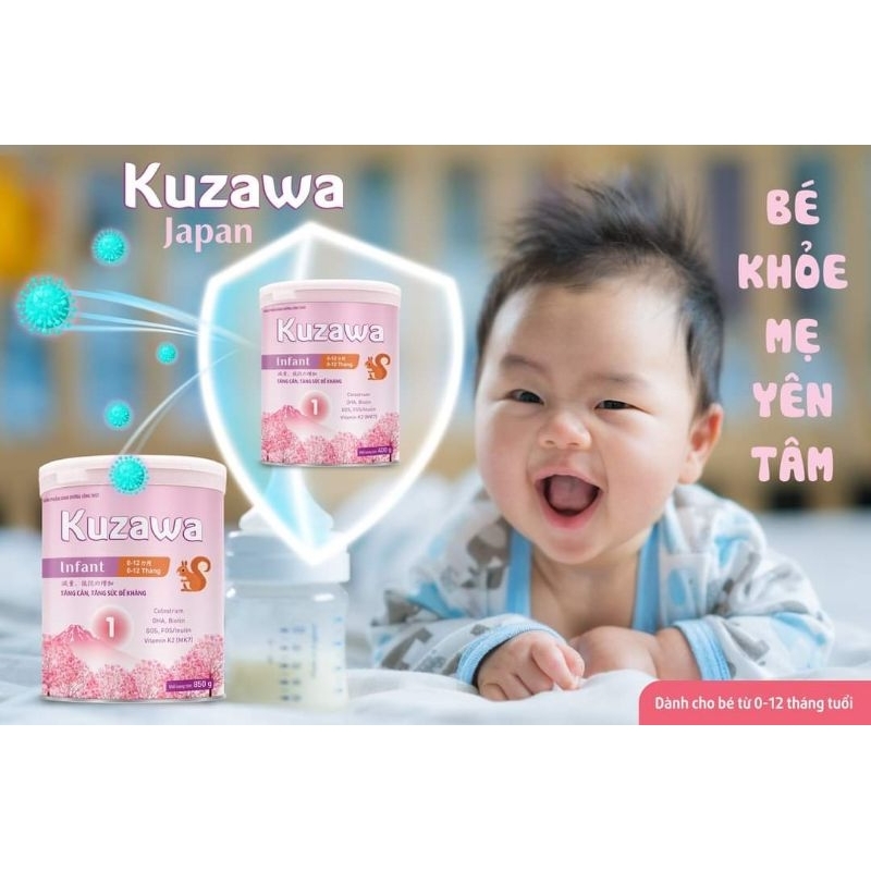 sữa kuzawa 400g 850g đủ số 1 ;2; 3 gain;3 grow | Shopee Việt Nam