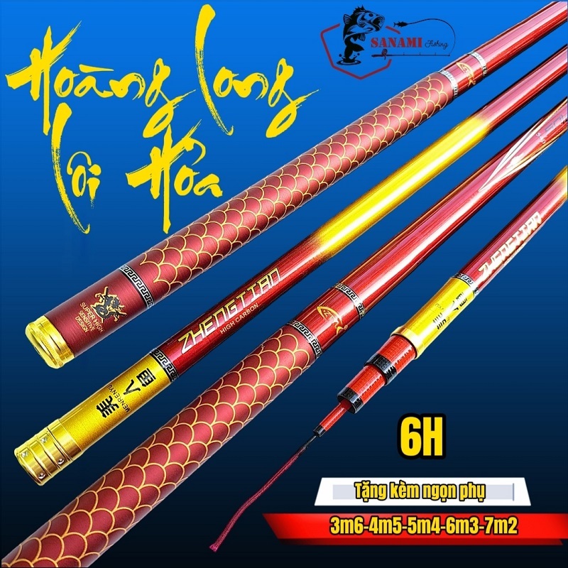 Cần Câu Tay Hoàng Long Độ Cứng 6H Tặng Kèm Ngọn Phụ CT27 | Shopee Việt Nam