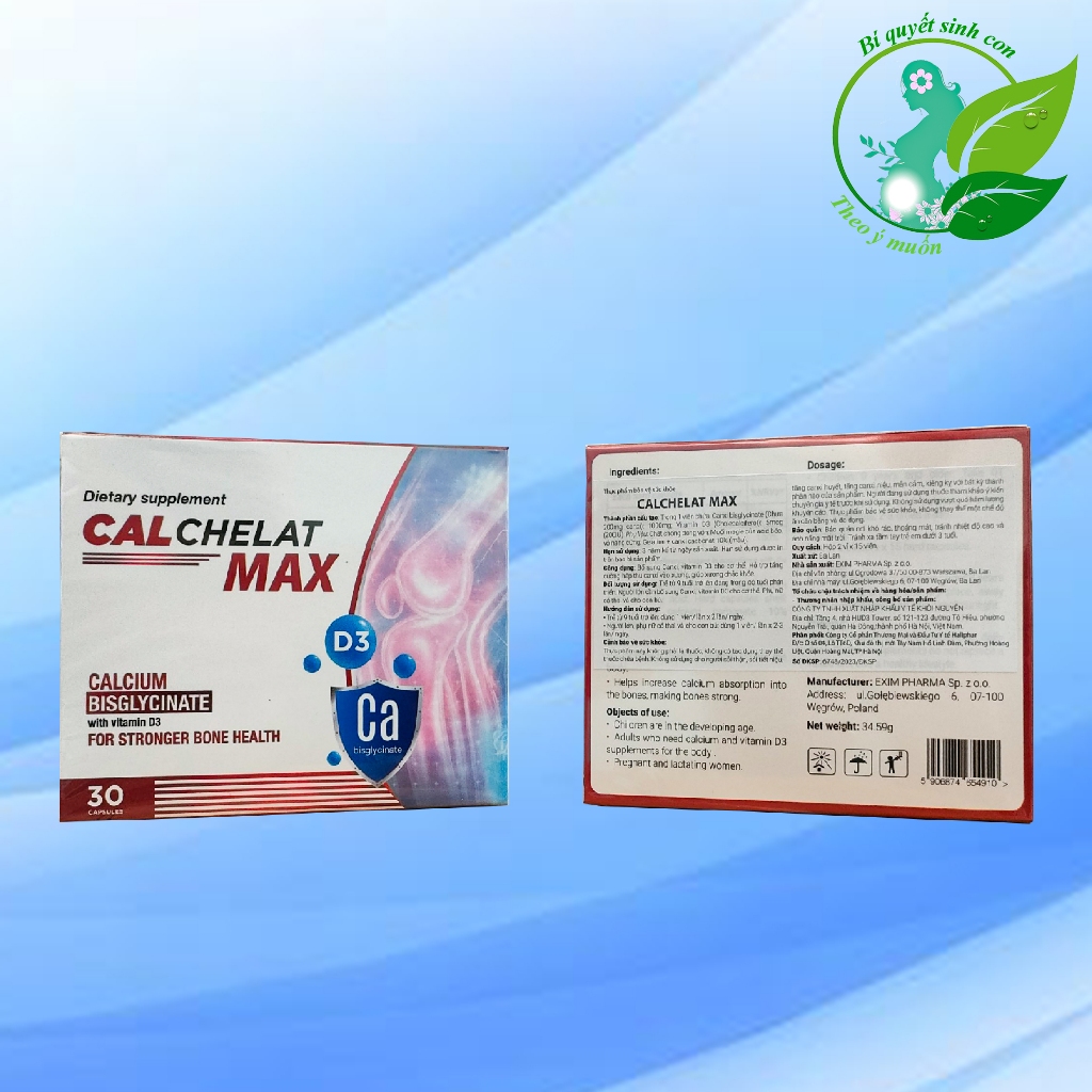 Calchelat MAX – Viên uống bổ sung canxi | Shopee Việt Nam