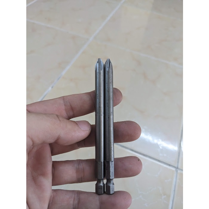 Mũi vít Dewalt ph2 15cm mới, mũi vít Ph1/Ph2 Japan 7.5cm, 10.5cm, 15cm hàng chất sài lướt chuôi ...