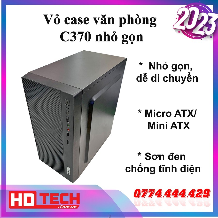 Vỏ case máy tính văn phòng C370 (M-Atx/mini Atx) nhỏ gọn | Shopee Việt Nam