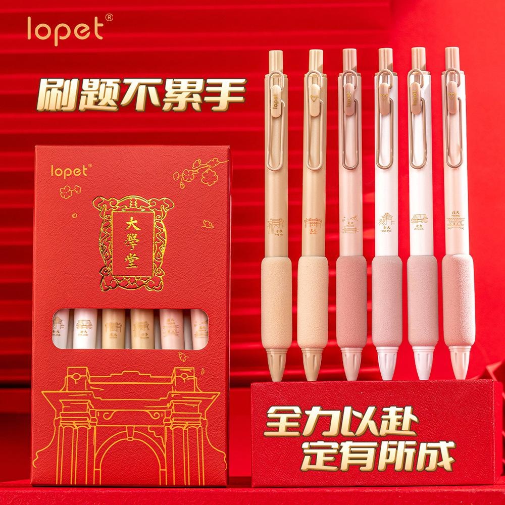 BÚT GEL LOPET-1303 TRƯỜNG ĐẠI HỌC Màu Pastel Hot Trend Bút Bi Nước Ngòi ...