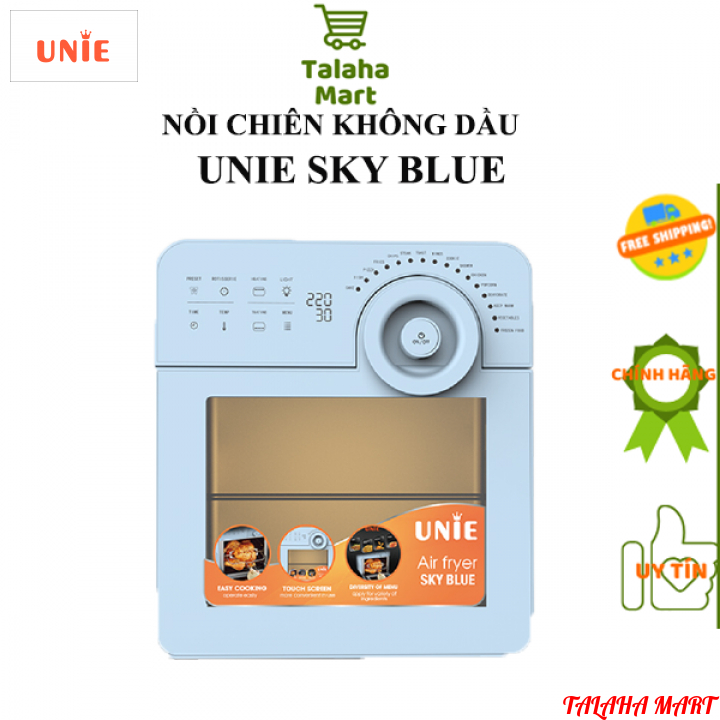 Nồi chiên không dầu Air Fryer UNIE Sky Blue dung tích 14,5L công suất ...