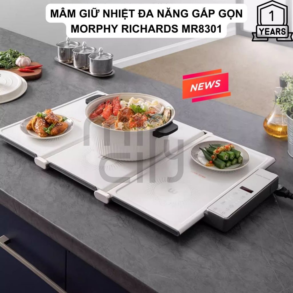 [CÓ SẴN] Mâm giữ nhiệt và hâm nóng thức ăn Morphy Richards phiên bản ...