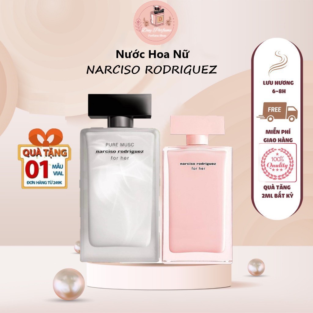 Nước Hoa Nữ Nar Trắng Narciso Rodriguez For Her Pure Musc 100ML gợi cảm ...