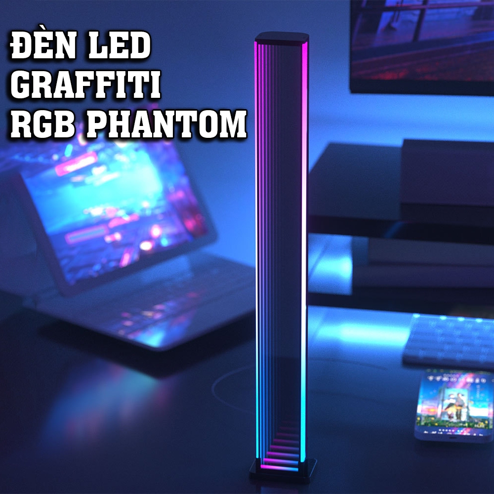 Đèn LED Graffiti RGB Phantom Máy Tính Để Bàn , ánh sáng thật mang đến ...