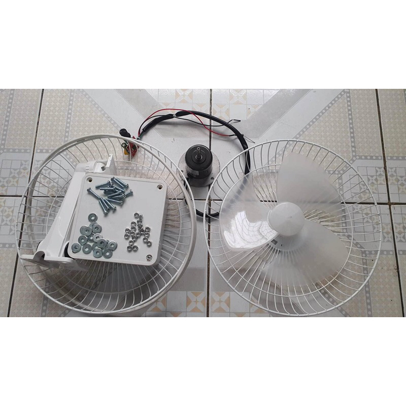 Combo tự ráp quạt B2 motor BLDC 20W, cánh senko, Lồng sắt đầy đủ phụ ...