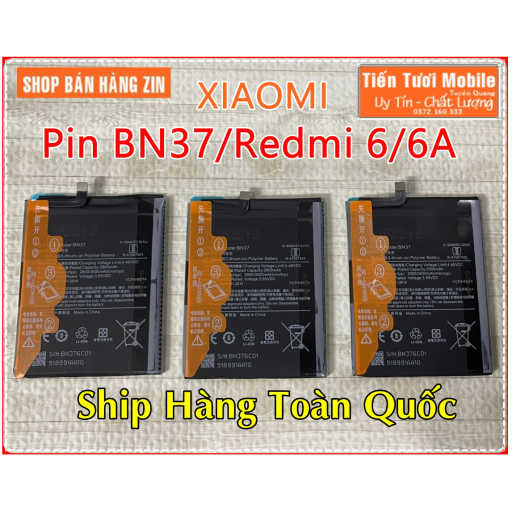Pin BN37/Redmi 6/Redmi 6A Xiaomi | Shopee Việt Nam