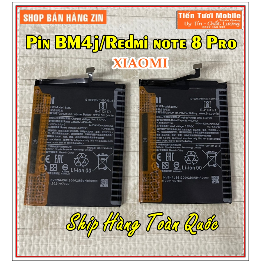 Pin xiaomi Redmi Note 8 Pro/BM4J ,mới | Shopee Việt Nam