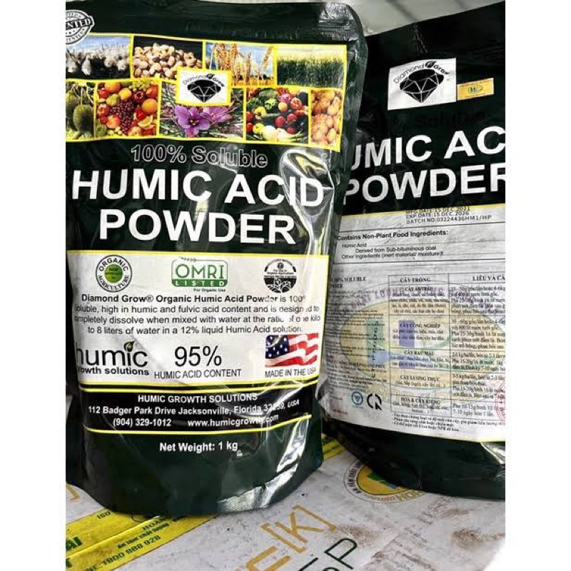 PHÂN BÓN DIAMOND GROW HUMIC ACID POWDER 95% | Shopee Việt Nam