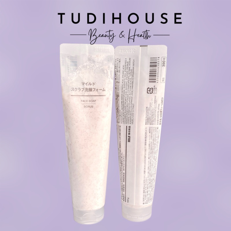 [ mẫu mới ] Tẩy tế bào chết Muji Face Soap Scrub 100g | Shopee Việt Nam
